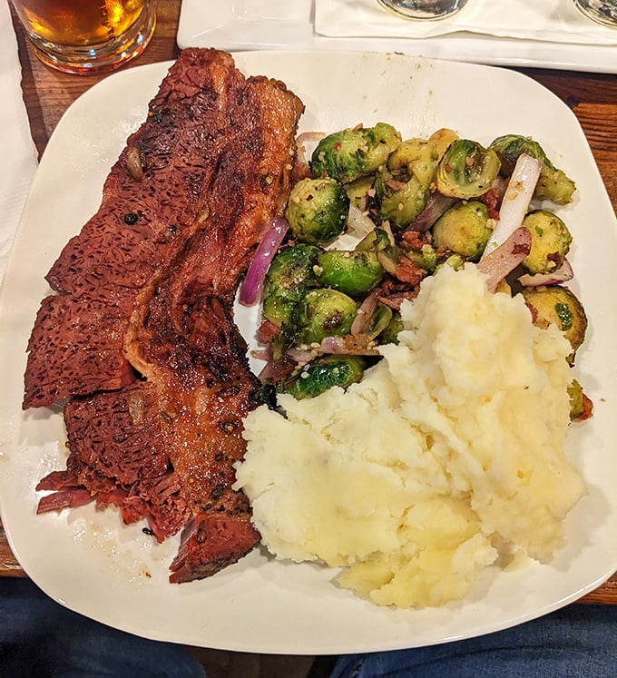 Corned beef that doesn't just fall apart&mdash;it practically surrenders to your fork. Those Brussels sprouts might convert even the staunchest vegetable skeptics.