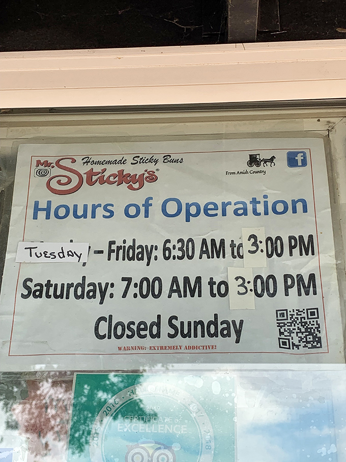 Early bird gets the sticky bun. These hours aren't a suggestion&mdash;they're a strategic battle plan for scoring maximum deliciousness. 