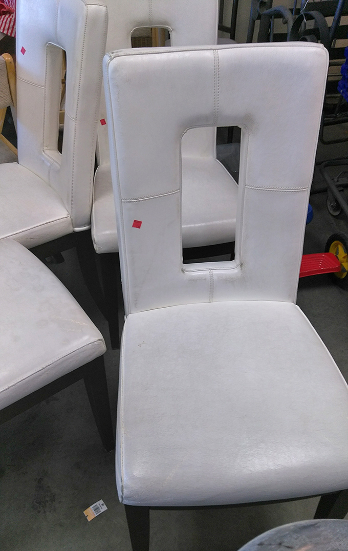 Minimalist chairs with maximum style stand at attention, ready to transform your dining room without emptying your savings account.