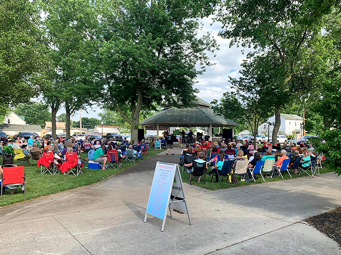 Summer concerts in the park&mdash;where lawn chairs become thrones, and local musicians are treated like rock stars by an audience who appreciates every note.