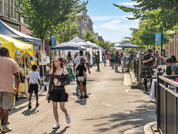 Community markets transform downtown into a vibrant social hub where you'll find everything from fresh produce to conversations with actual humans.