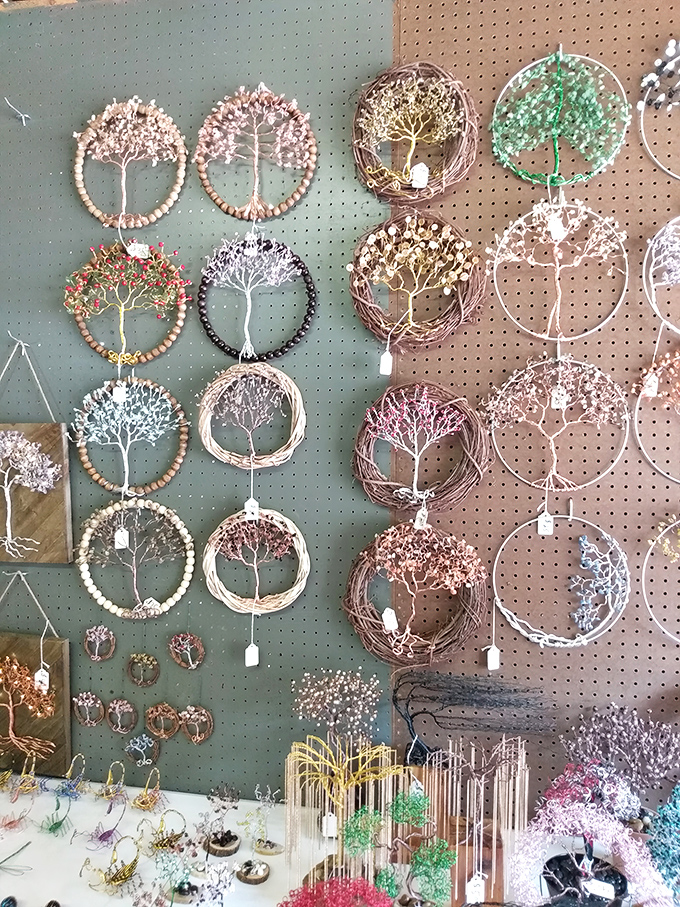 Nature meets craftsmanship in these copper wire trees&mdash;each one a miniature forest waiting to brighten someone's windowsill.