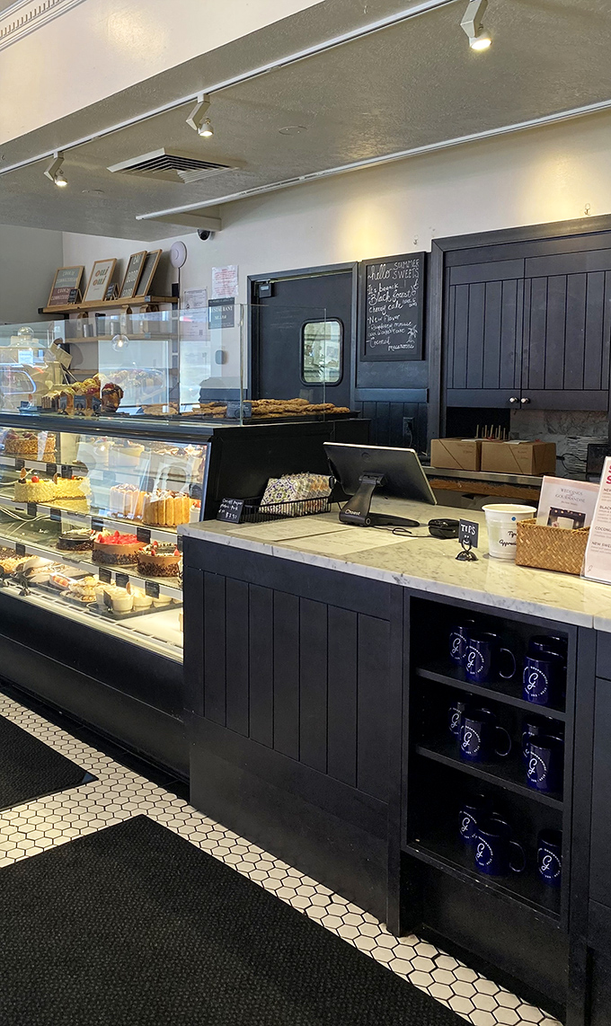 The display case&mdash;where diet plans go to die and happiness is measured in layers of pastry, cream, and chocolate.