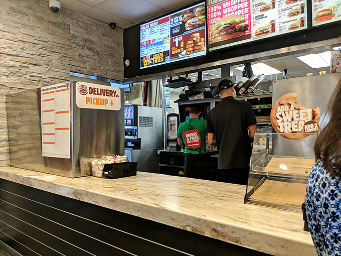 Not just a fast-food counter &ndash; this is command central for Cuban sandwich perfection, where every ingredient matters.