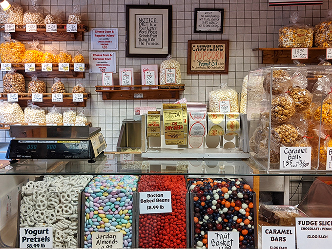 The counter area &ndash; where decisions are made, willpower is tested, and diet plans go to die a gloriously sweet death.