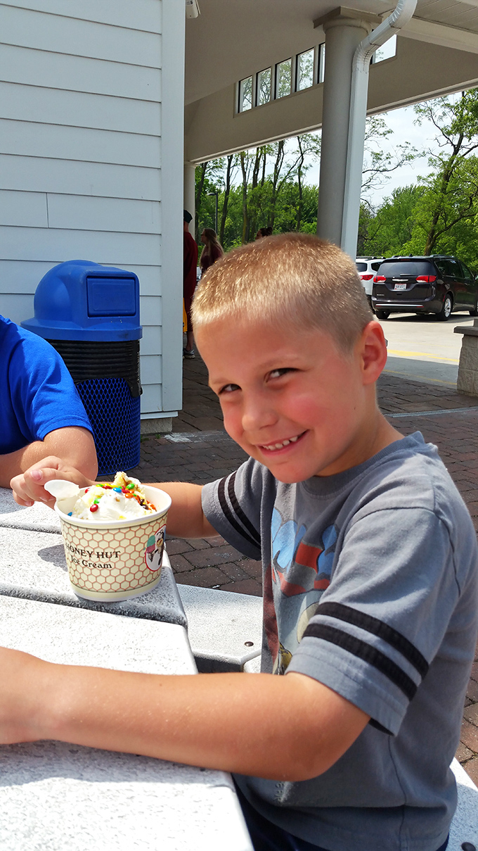 The universal language of frozen custard brings smiles to faces young and old. No translation necessary—just pure joy.