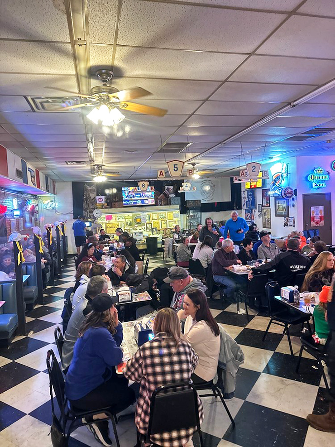 Where strangers become neighbors. At Eischen's, the packed house isn't just about chicken - it's about community around the table.