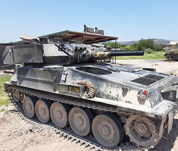 Parked and ready for action, this light tank demonstrates the perfect marriage of mobility and firepower that revolutionized 20th-century warfare.