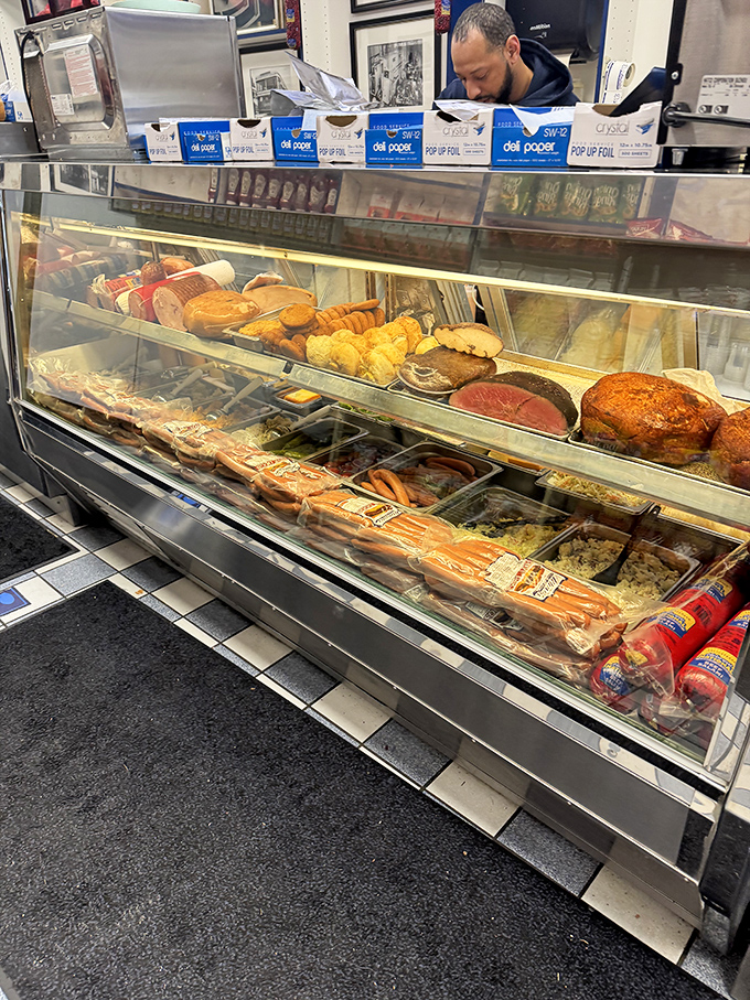 Behind this glass lies the promised land&mdash;meats and sides prepared with recipes passed down through generations, displayed like the treasures they truly are.