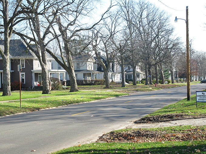 Tree-lined streets with historic homes create neighborhoods where front porches still serve as social hubs rather than mere architectural afterthoughts.