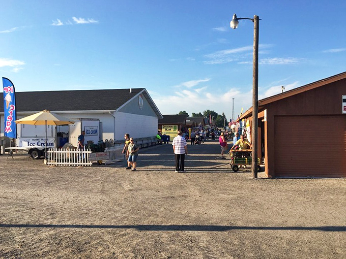 The unassuming entrance belies the wonderland within. That ice cream stand isn't just selling treats&mdash;it's fueling serious shopping expeditions. 