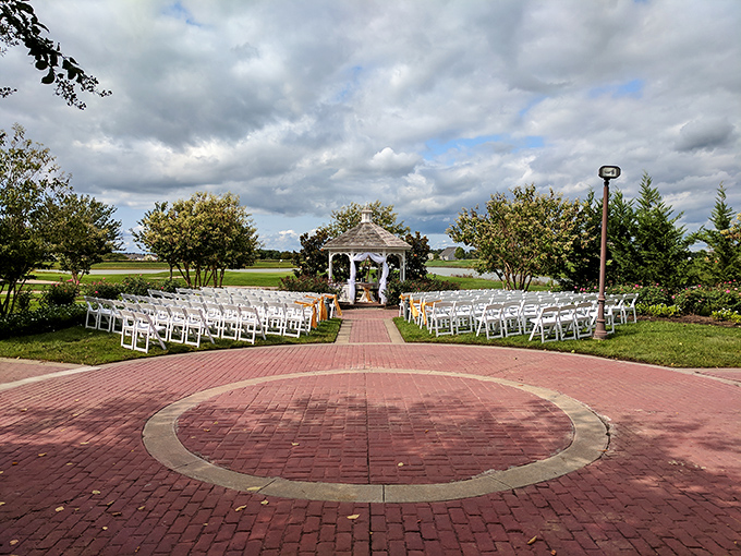 Wedding-ready gazebo surrounded by manicured grounds &ndash; Bridgeville knows how to set the stage for life's most important moments.