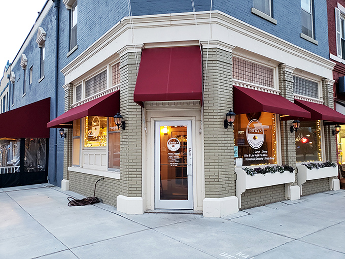 Farley's corner location and welcoming awnings promise comfort food and conversation in equal measure. Small-town dining at its most authentic.