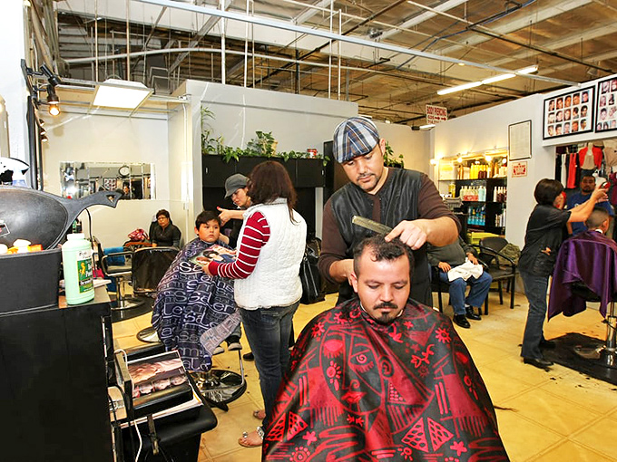 The barbershop buzzes with conversation as important as the haircuts themselves&mdash;a community gathering spot where style transformations happen in real-time.
