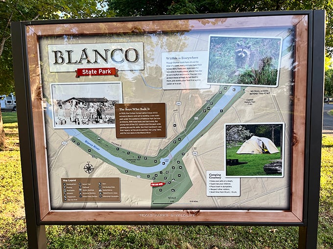 The park map&mdash;where X marks every spot worth visiting. A treasure map where the treasure is making memories instead of finding gold.