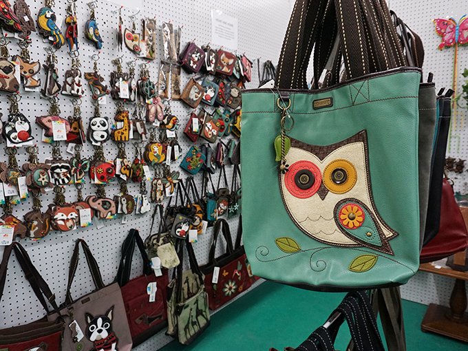 Colorful keychains and small treasures prove that sometimes the best souvenirs are the ones you stumble upon.