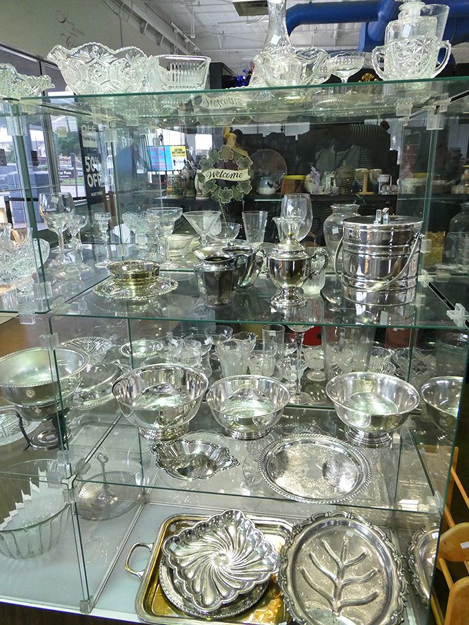 Silver serving pieces that would make your grandmother swoon. These aren't just platters and bowls&mdash;they're instant heirloom status for your dinner table.