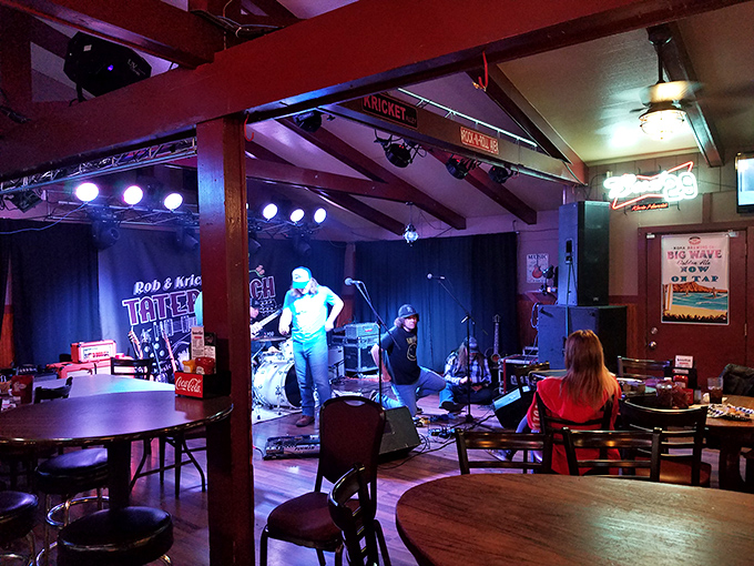 Live music transforms dinner into an event. At Tater Patch, they feed both your stomach and your soul with local bands and comfort classics.