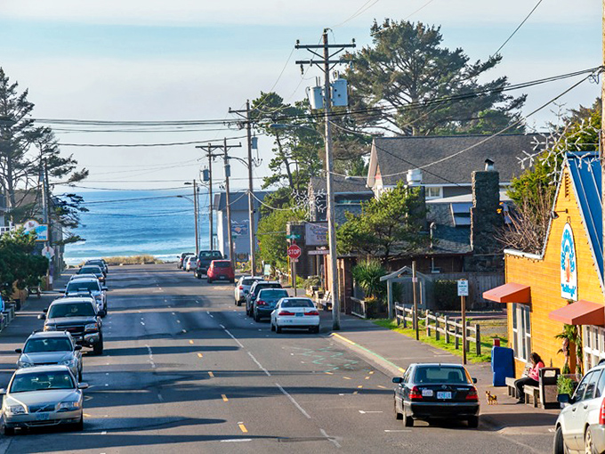 Laneda Avenue stretches like an arrow from mountains to sea, offering the perfect small-town main street experience without a franchise in sight.