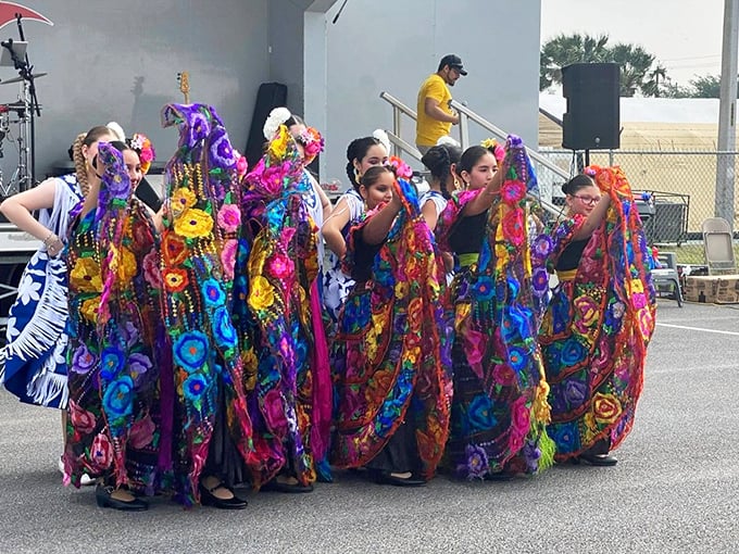 Traditional dancers showcase the vibrant cultural tapestry of McAllen. These colorful costumes contain more joy than your entire Instagram feed combined.