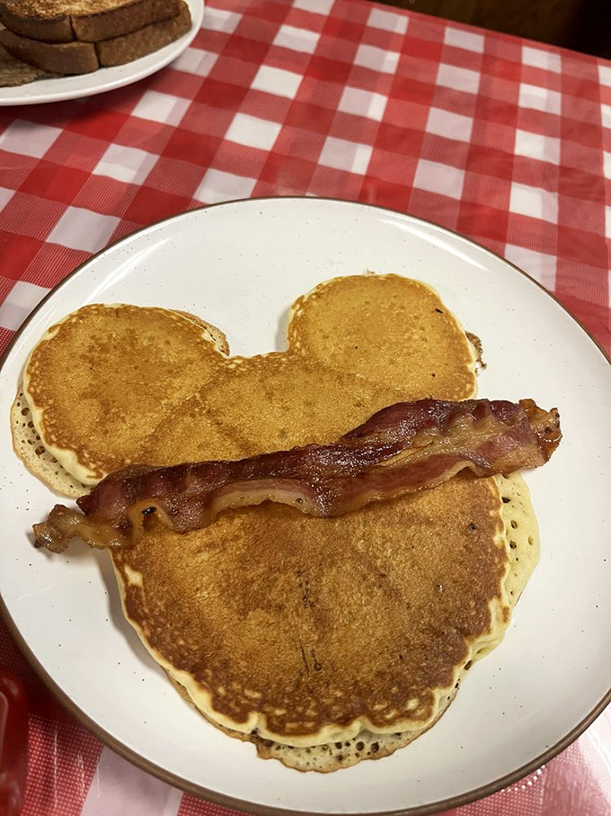 Mickey would be proud of these pancakes&mdash;proving that sometimes the happiest meals on earth are found in small-town diners, not theme parks.