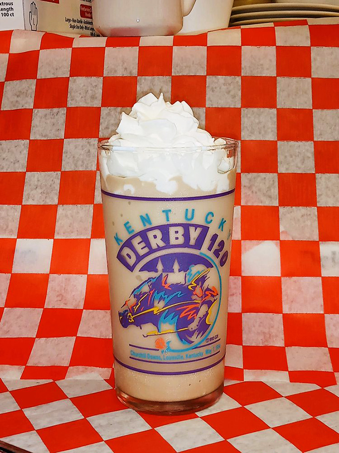 Kentucky Derby in a glass! This milkshake doesn't just satisfy your sweet tooth—it gives you a taste of local tradition with every sip.