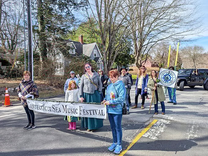 The Connecticut Sea Music Festival parade brings maritime heritage to life, proving sea shanties were cool long before TikTok discovered them.