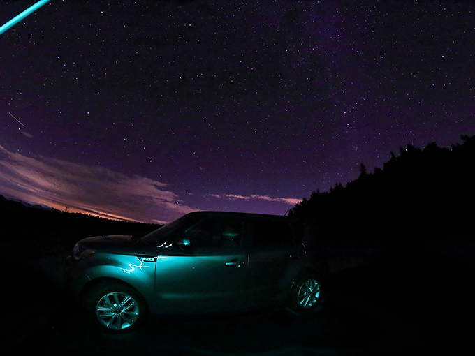 Stars put on their brightest performance for those patient enough to visit after dark. City lights can't compete with this celestial spectacular.