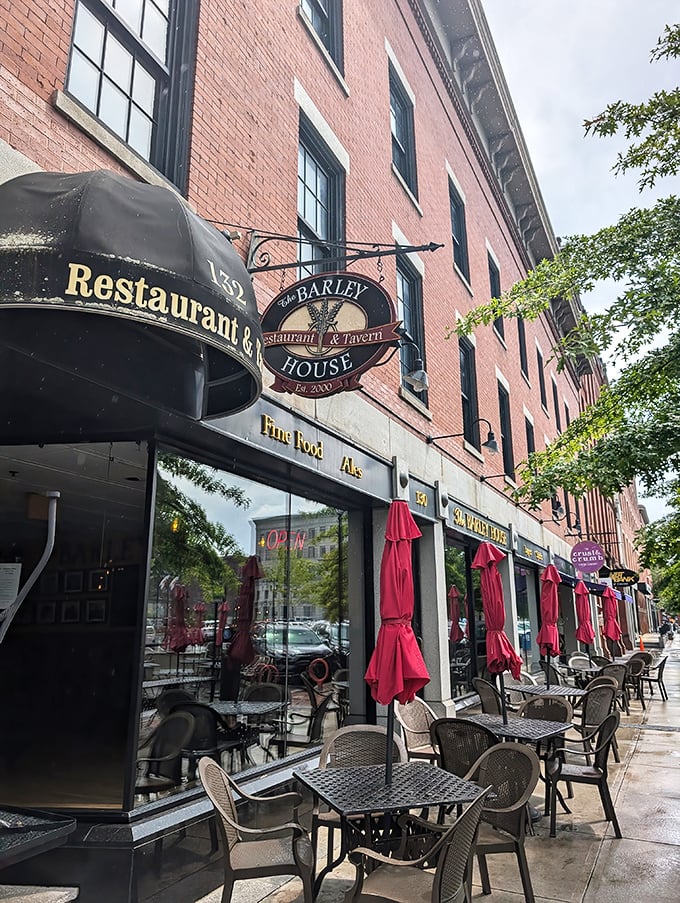 The sidewalk seating at The Barley House turns Main Street Concord into your personal people-watching paradise.
