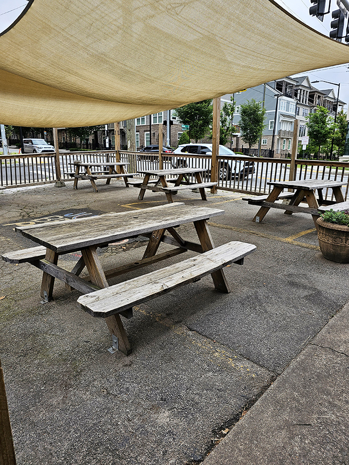 The yellow counter and classic diner stools aren't retro by design&mdash;they're authentic by survival, hosting decades of elbows and conversations.