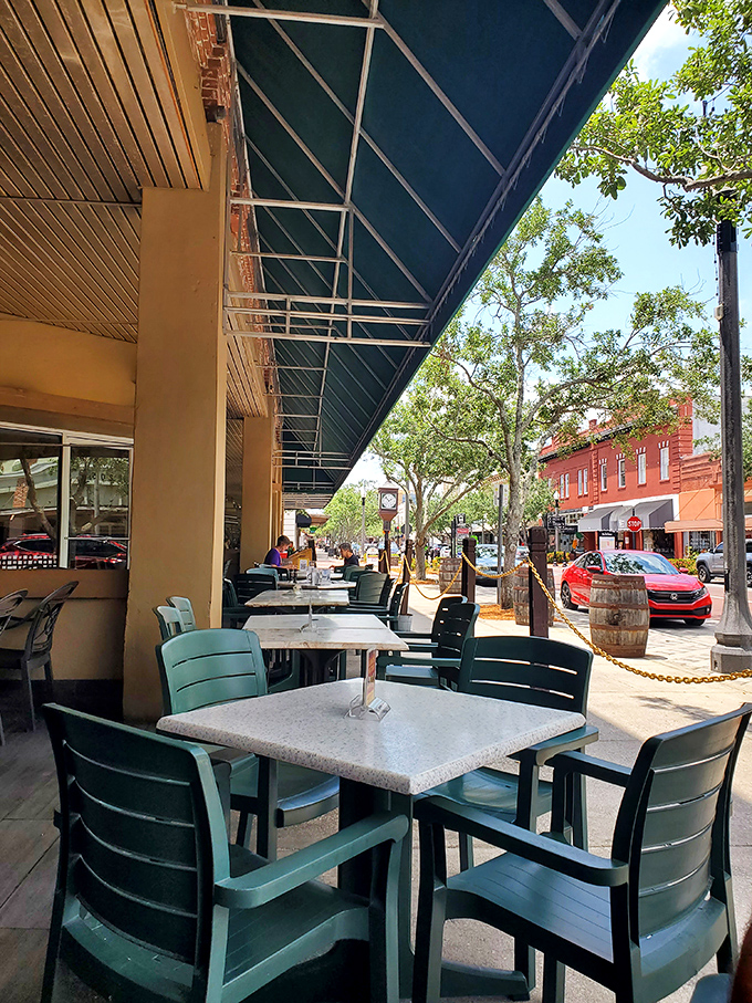 Sidewalk dining in downtown Sanford offers the perfect blend of German flavors and Florida sunshine&mdash;a cultural mashup we didn't know we needed.