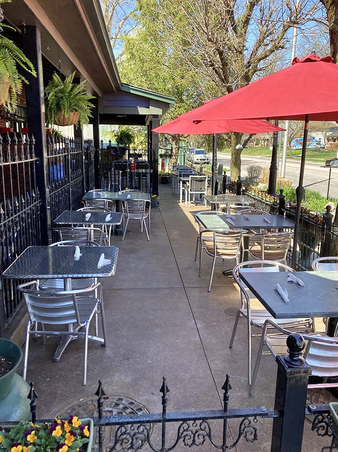 Outdoor seating that makes you want to linger just a little longer. Spring in Indianapolis never looked so inviting.