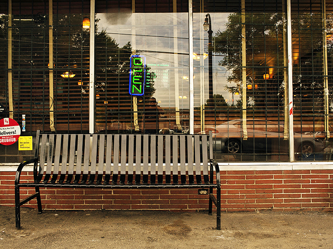 The bench outside isn't for show&mdash;it's where hopeful diners contemplate life choices while waiting for a table. Worth every minute of contemplation.