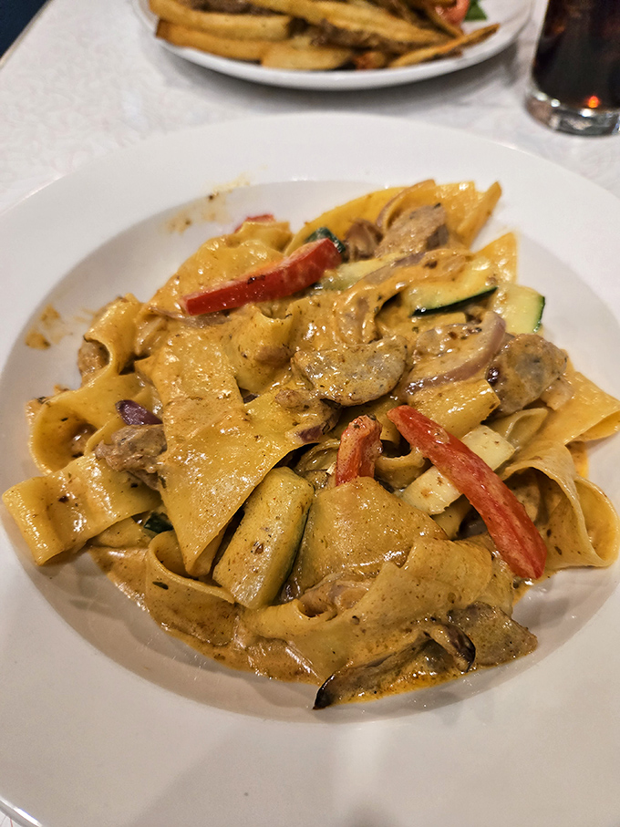 Pasta that doesn't need to shout to get your attention&mdash;it just quietly demonstrates what happens when simple ingredients meet proper technique.