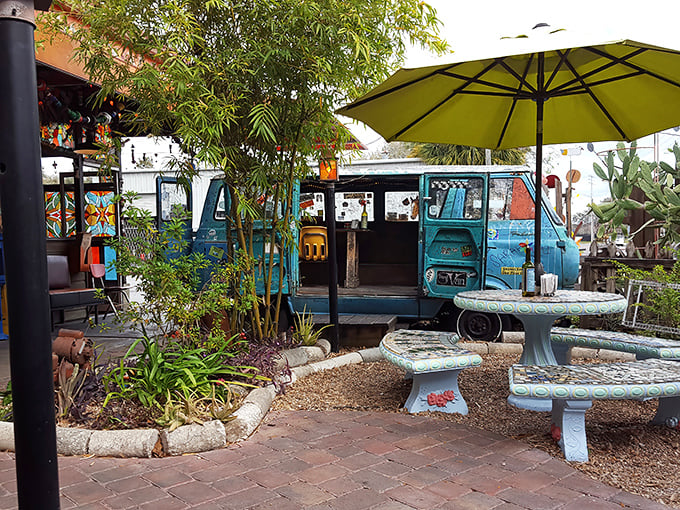 The VW van isn't parked here by accident &ndash; it's your dining room, combining America's love of automobiles with our deeper love of cheese.