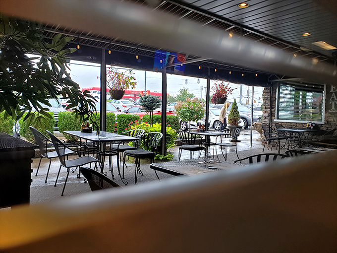 Outdoor seating for when you want your comfort food with a side of fresh air. Pittsburgh weather permitting, of course.
