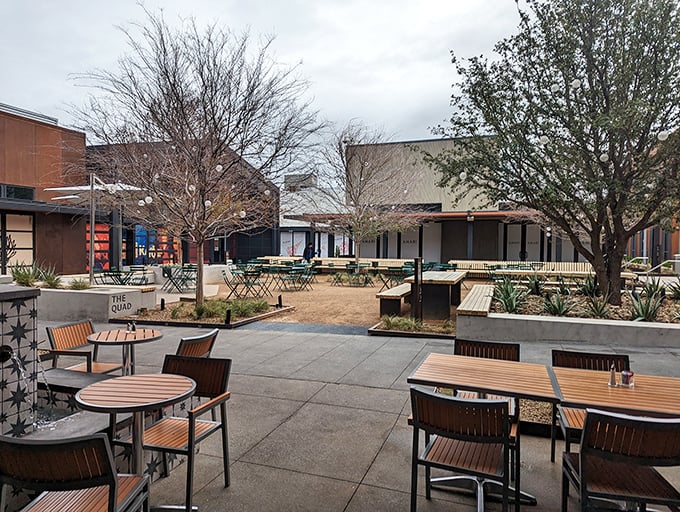 The outdoor patio &ndash; where desert breezes and people-watching combine for the perfect side dish to any meal.