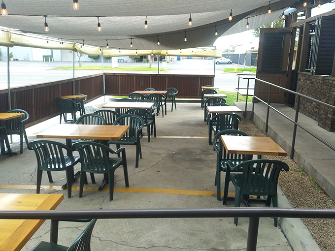 Outdoor seating lets you savor your feast while California sunshine adds its own seasoning. 