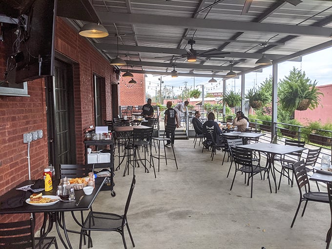 Al fresco dining with a side of Mississippi sunshine&mdash;where conversations flow as freely as the sweet tea.