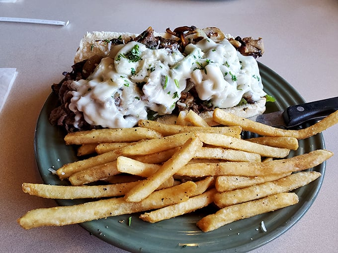 This isn't just a sandwich &ndash; it's a mountain of meat and cheese that requires both commitment and napkins in equal measure.