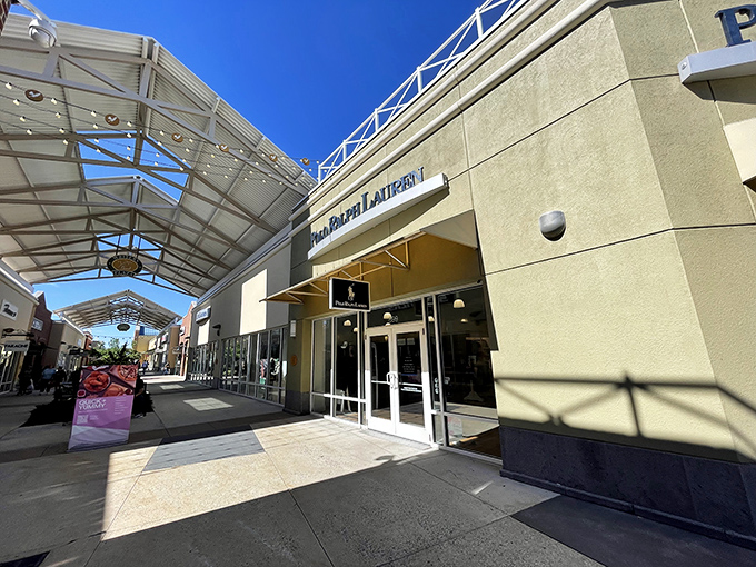 Polo Ralph Lauren: where the preppy aesthetic reigns supreme and shoppers can dress like they summer in the Hamptons on a Scranton budget.