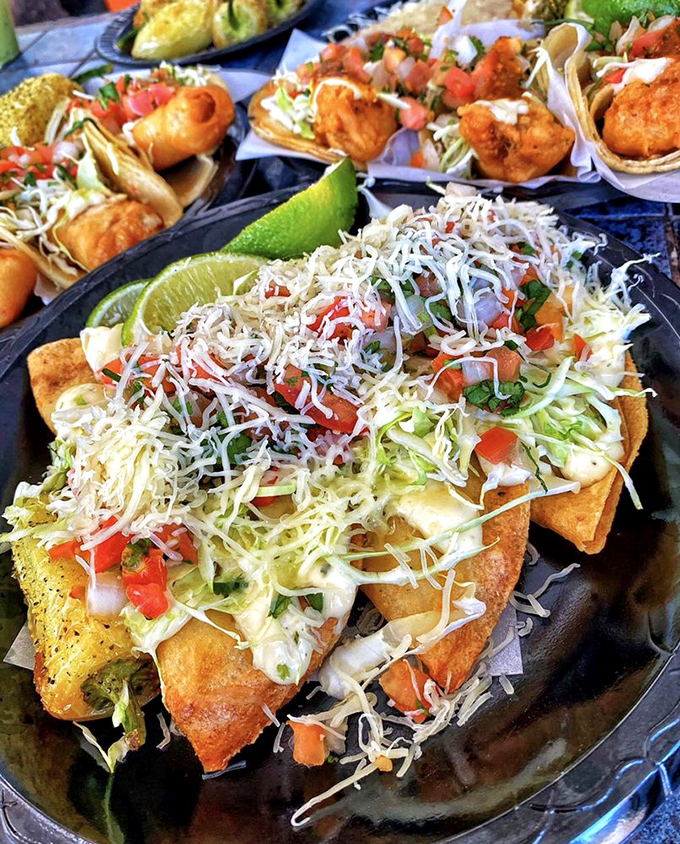 These seasoned potato tacos prove that vegetarian options can be just as soul-satisfying as their meaty counterparts