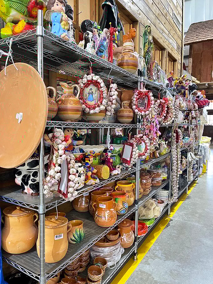 Pottery paradise meets cultural crossroads on these well-stocked shelves. Each clay vessel tells a story&mdash;and might just find a new chapter in your home.
