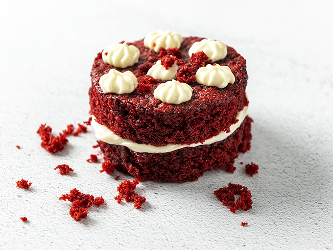 Red velvet cake so vibrant and moist it doesn't just satisfy your sweet tooth&mdash;it throws a tiny celebration on your taste buds.