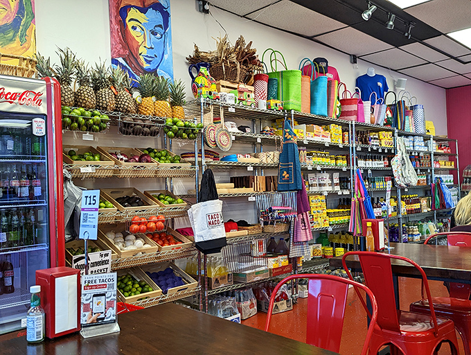 Not just a restaurant, but a mini mercado. Fresh produce and authentic Mexican goods let you take a piece of the experience home&mdash;minus the chef's skills.