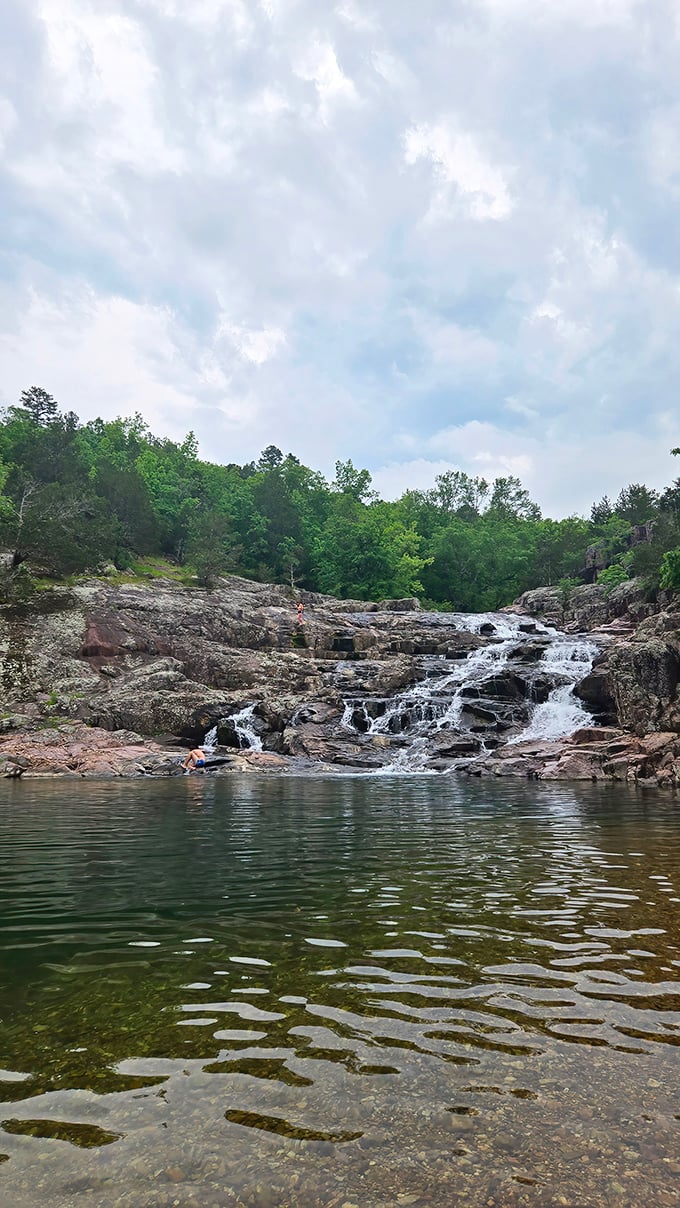 Nature's own water park! These cascading falls create natural swimming holes and water slides that make expensive theme parks seem downright unnecessary.