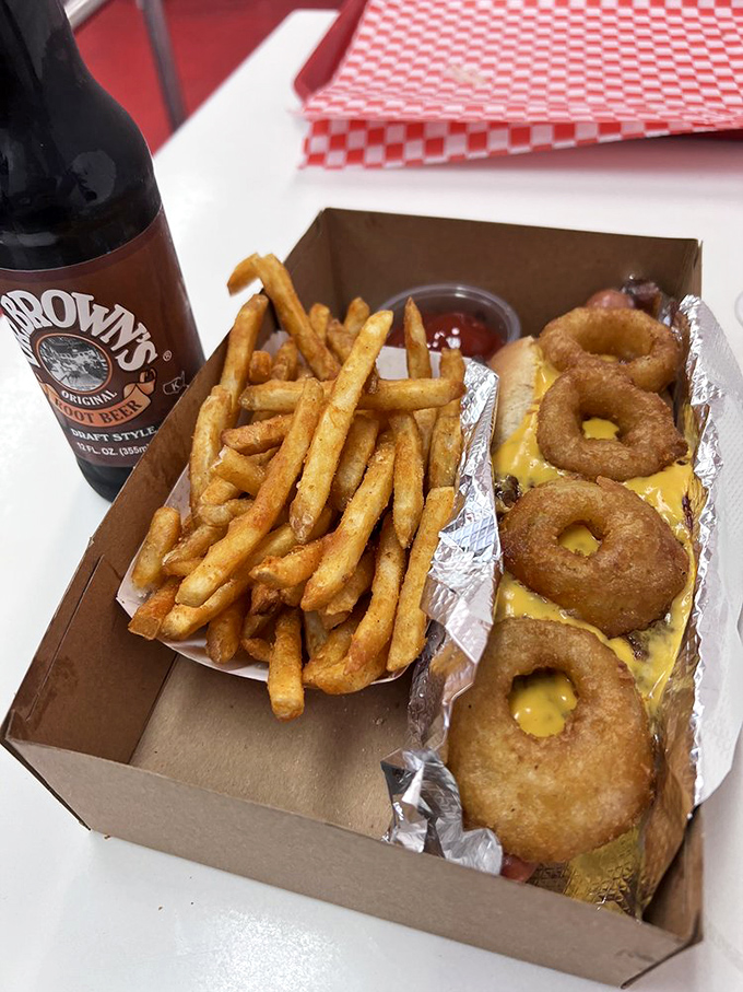 The Shaq-sized creation that makes you understand why basketball players need those extra-large hands for eating.