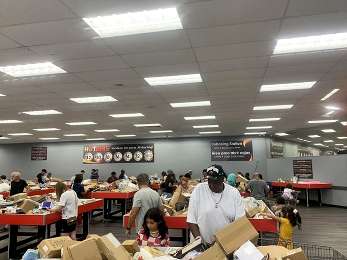 Families make Hotbins a weekend tradition, teaching kids the lost art of patience and persistence in the pursuit of retail gold.