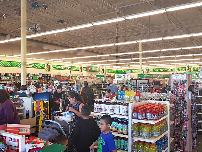 The United Nations of bargain hunting&mdash;people from all walks of life united by the universal language of "Can you believe this is only a dollar?"