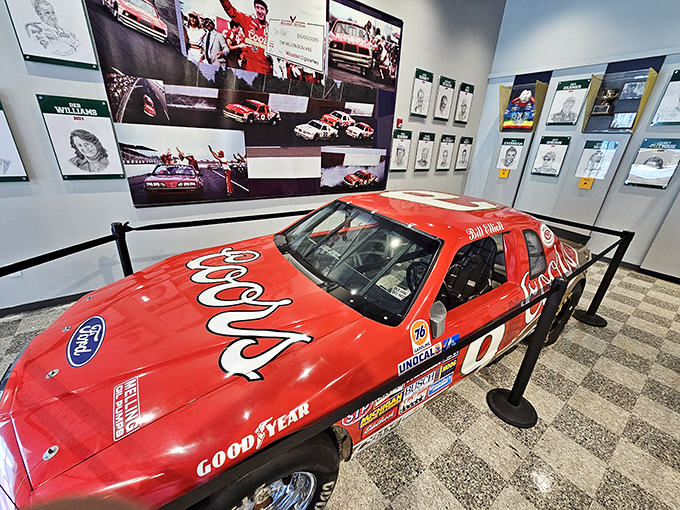 This Coors Ford looks fast even standing still &ndash; the museum preserves these mechanical time capsules for future generations.